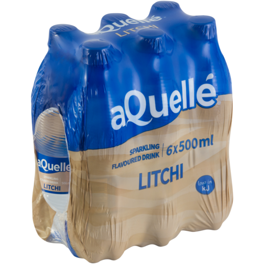 AQUELLE 500ML LITCHI (6X500ML) - Sweet Depot