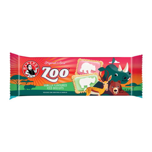 BAKERS 150G ICED ZOO (1X150G) - Sweet Depot