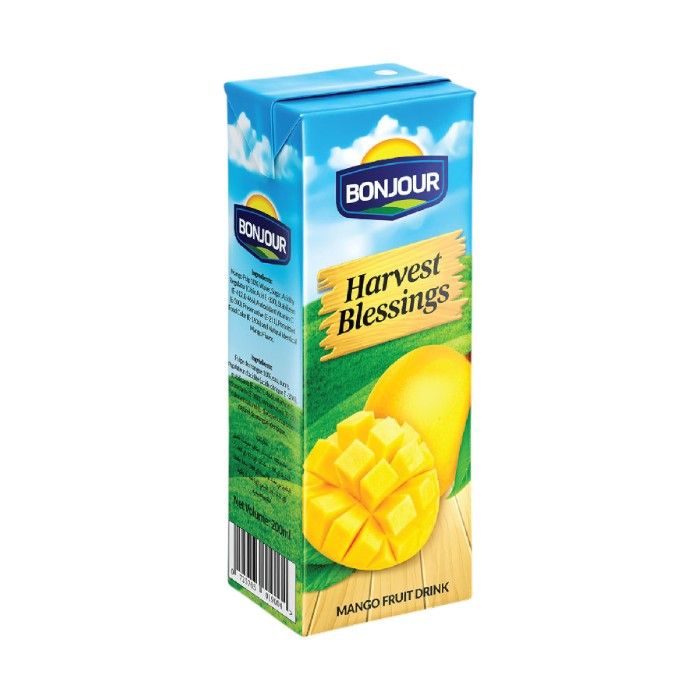 BONJOUR 200ML MANGO JUICE (6X200ML) - Sweet Depot