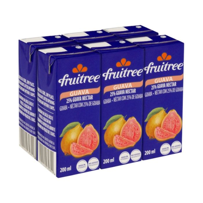 FRUITREE 200ML GUAVA (6X200ML) - Sweet Depot