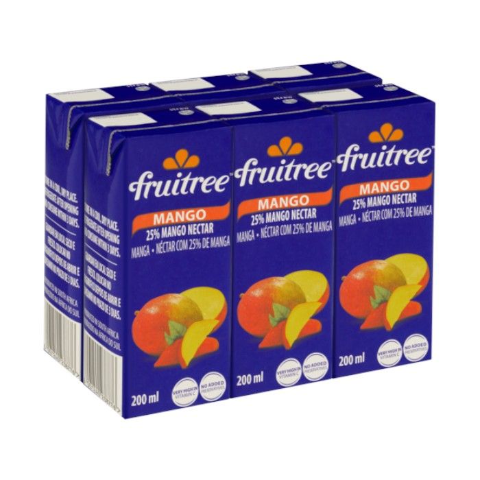 FRUITREE 200ML MANGO (6X200ML) - Sweet Depot