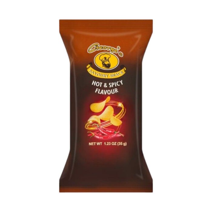 Georges Snack 35g Hot & Spicy (1X35G) - Sweet Depot