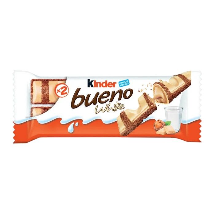 KINDER BUENO 40G WHITE T2 (1X40G) - Sweet Depot