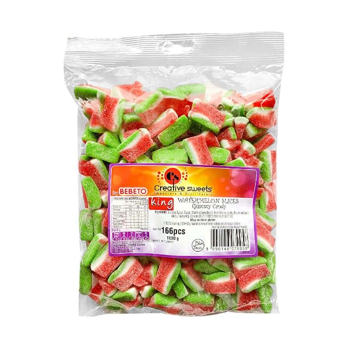 KING JELLY 1KG WATERMELON SLICES (1X1KG) - Sweet Depot
