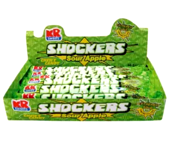 Kr Shockers 20's Sour Apple (1x20's) - Sweet Depot