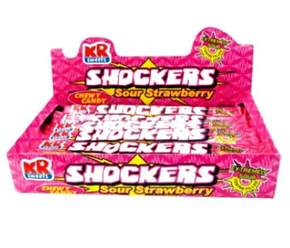 Kr Shockers 20's Sour Strawberry (1x20's) - Sweet Depot