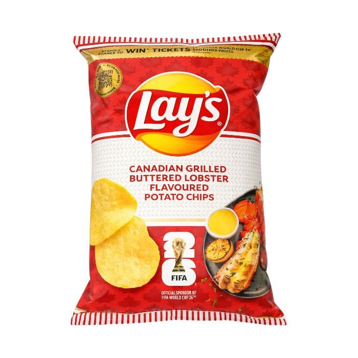 Lays 120g Canadian Grilled Butter Lobst (1X120G) - Sweet Depot