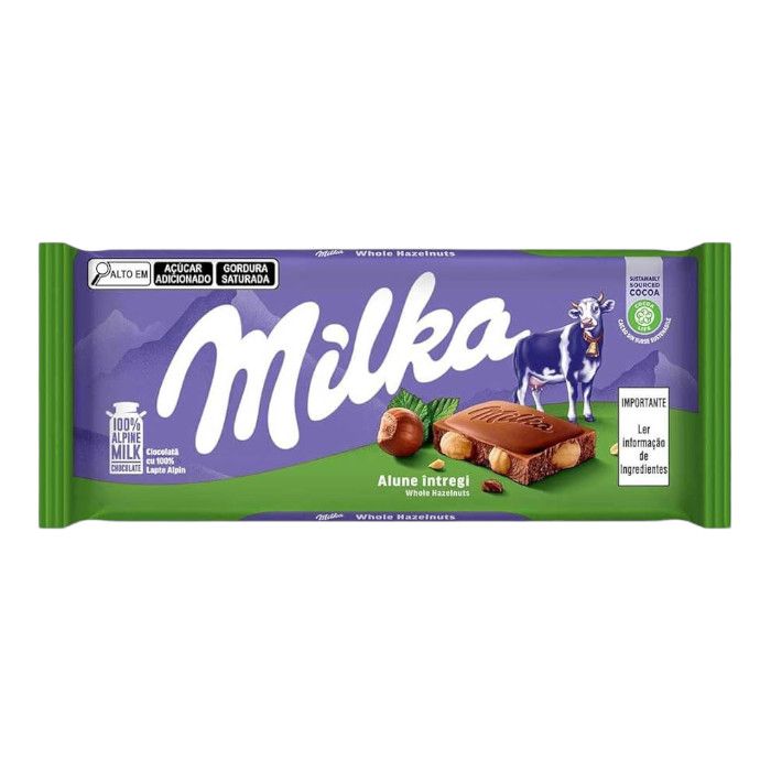 Milka Slab 100g Hazelnut (1x100g) - Sweet Depot