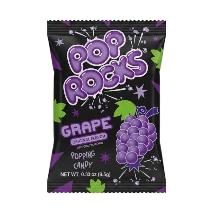 POP ROCKS 9.5G POPPING CANDY GRAPE (1X9.5G) - Sweet Depot