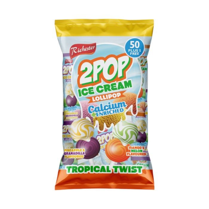 RICH 2POP 55'S TROPICAL TWIST PACKET (1X55'S) - Sweet Depot