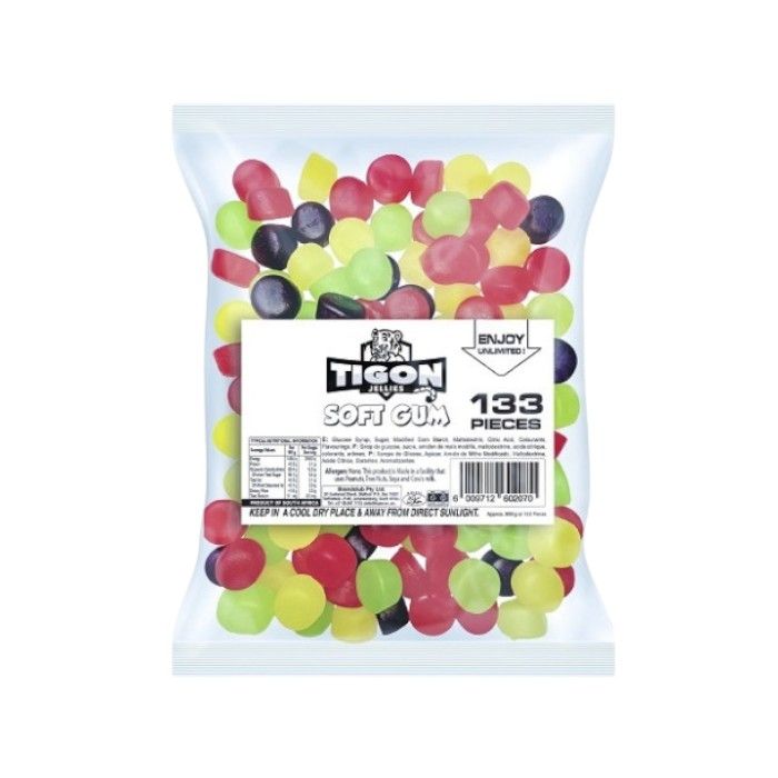 TIGON PKT 133'S SOFT GUMS (1X100'S) - Sweet Depot