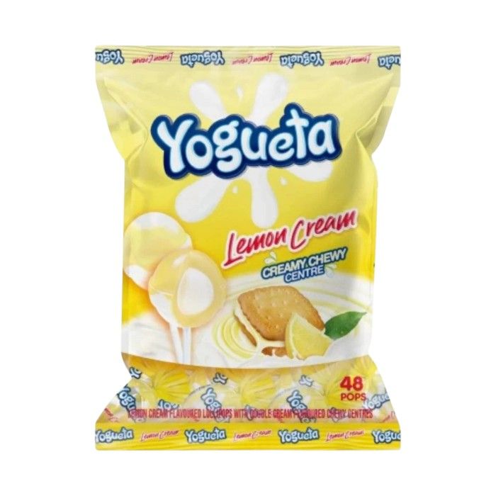 YOGUETA 48'S LEMON CREAMS (1X48'S) - Sweet Depot