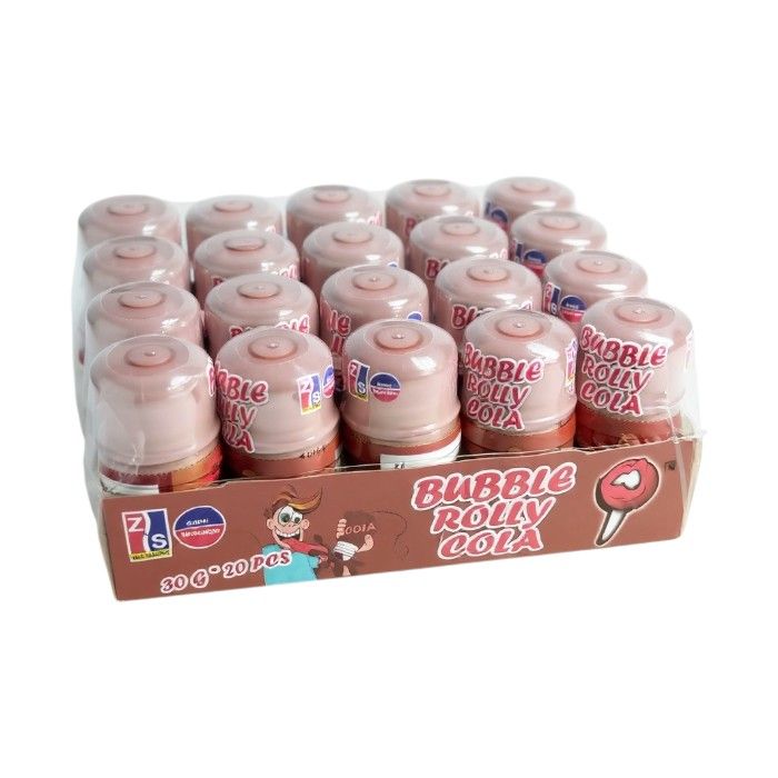 ZNS 20'S BUBBLE ROLLY COLA (1X20'S) - Sweet Depot