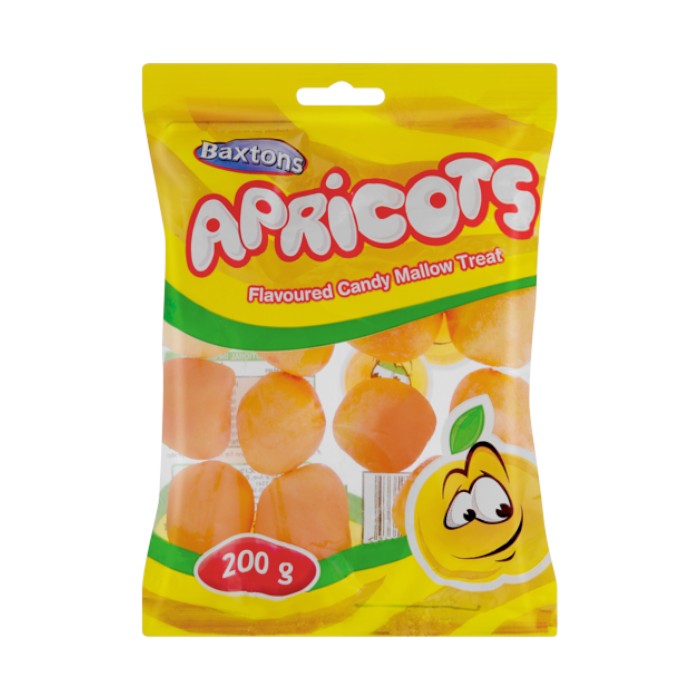 Baxton 200g Apricots (1x200g) - Sweet Depot