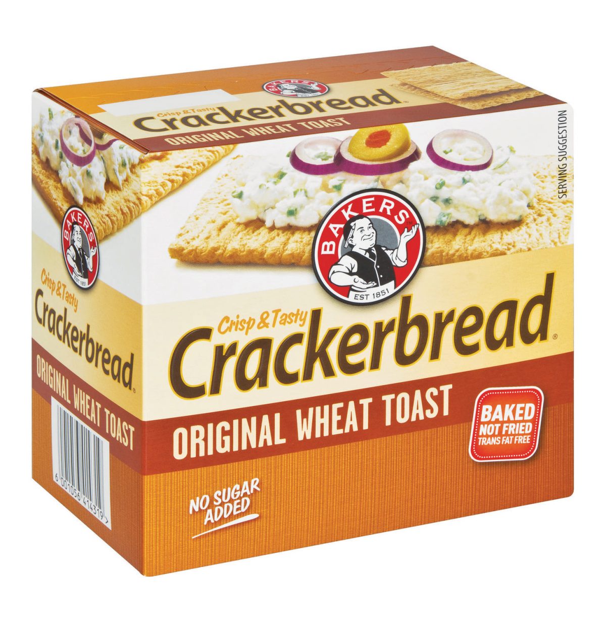 Bakers Crackerbread 125g Wheat Toast (1x125g) - Sweet Depot