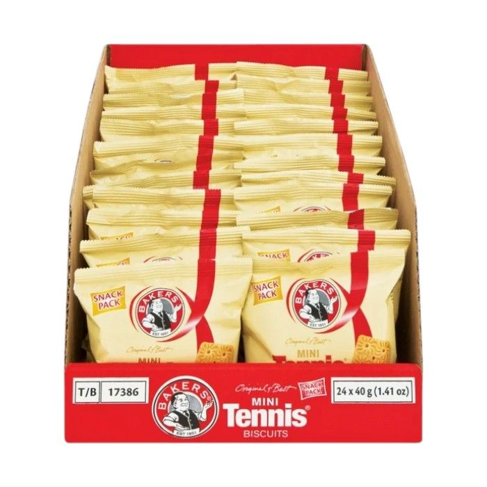 BAKERS MINI TENNIS 40G (24X40G) - Sweet Depot