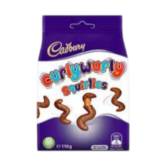 Cadbury 85g Curly Wurly Squilies Pouch (1x110g) - Sweet Depot
