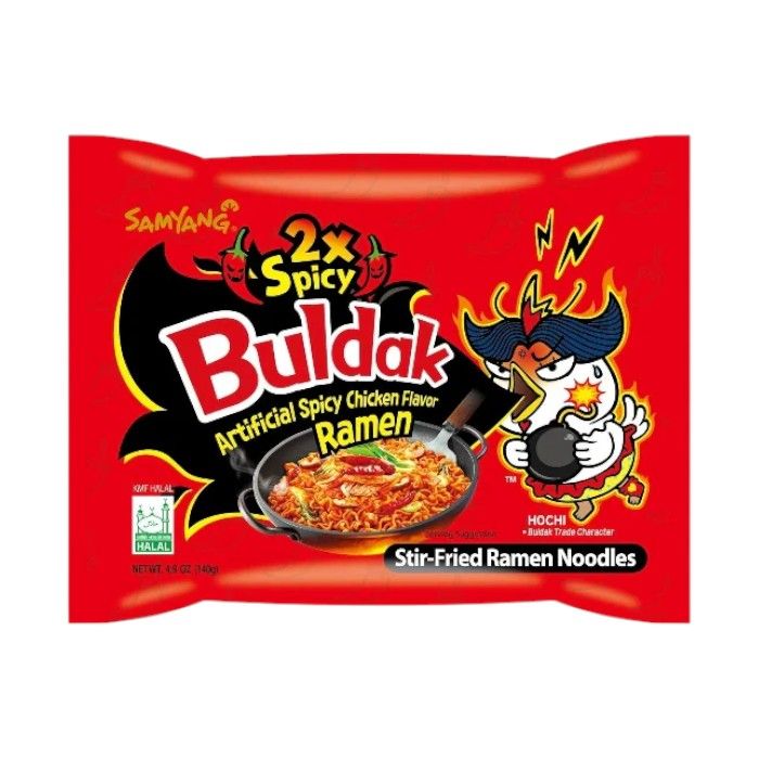 Samyang 2x 140g Hot Spicy Red (1x140g) - Sweet Depot