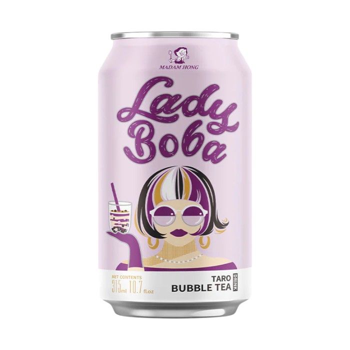 LADY BOBA 315ML TARO BUBBLE TEA (1X315ML) - Sweet Depot