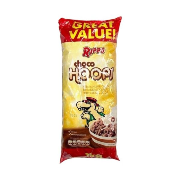 RIPPO 1KG CHOCO HOOPS CEREAL - Sweet Depot