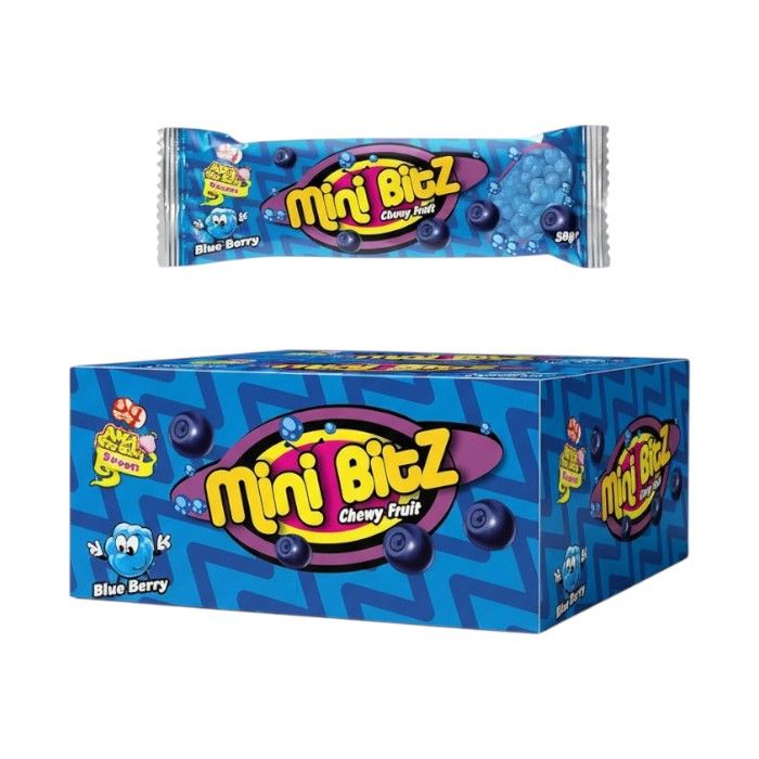 Ama BomBom 50g Mini Bitz b/berry (20X50G) - Sweet Depot