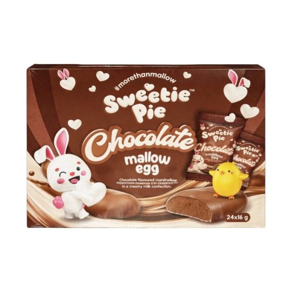 SWEETIE PIE 16G CHOCOLATE MALLOW EGGS (24X16G) - Sweet Depot